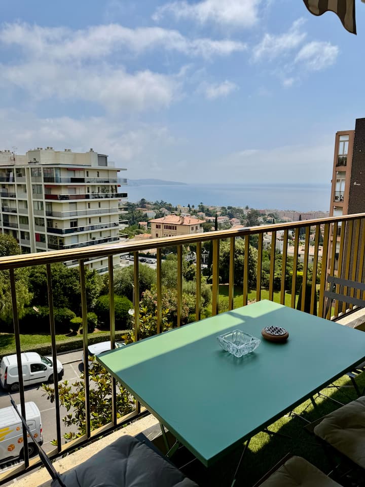 T3 Avec Balcon Vue Mer & Parking - Nice