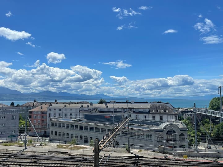 Jolie Chambre Spacieuse Et Lumineuse Vers La Gare - Lausanne