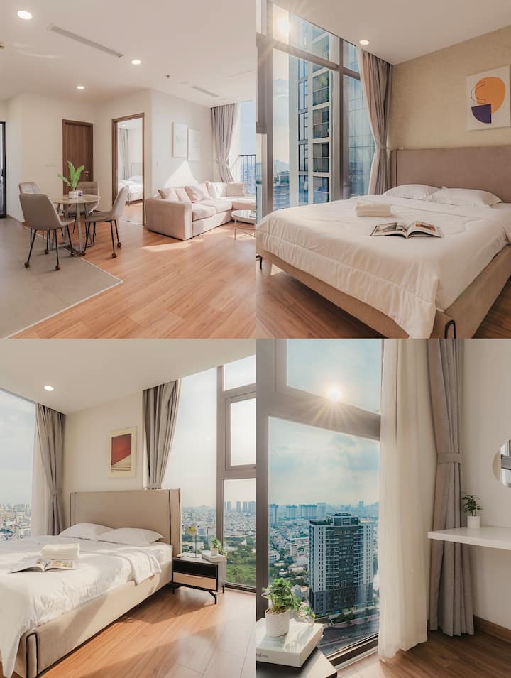 Tt'shome03a,高质量双卧室公寓,免费泳池健身房,ecogreen D7 - Hô Chi Minh-Ville