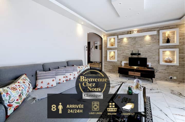 Spacieux 3 Chambres Tout éQuipé - 7 Personnes - Clermont-Ferrand