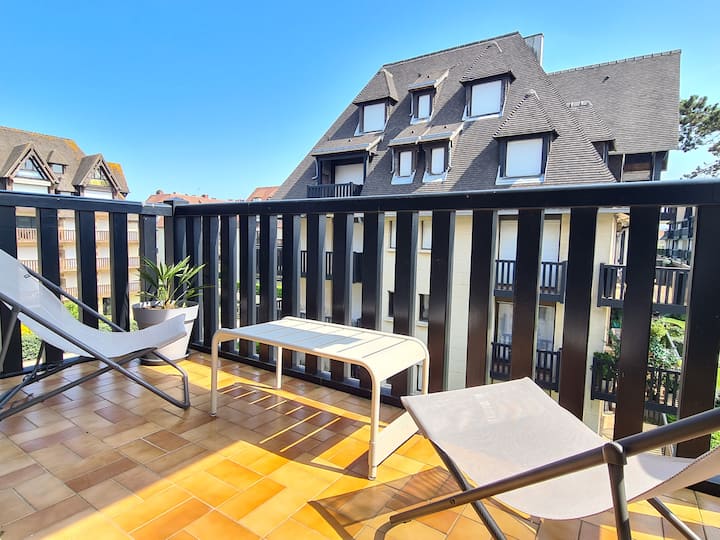 Proche Plage - Grand Studio Avec Balcon - Blonville-sur-Mer