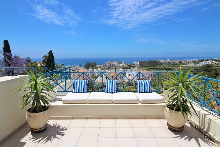 Stay: Kissonerga Sea View Maisonette | Pool | Wifi - Paphos