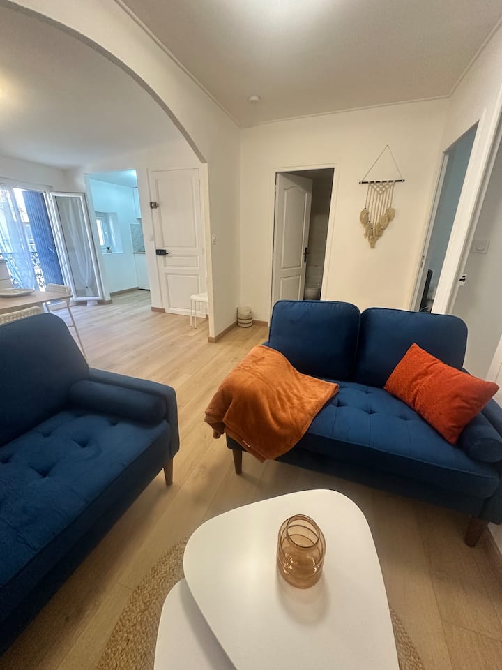 T3 Neuf Avec 2 Chambres - Centre Ville Calme - Béziers