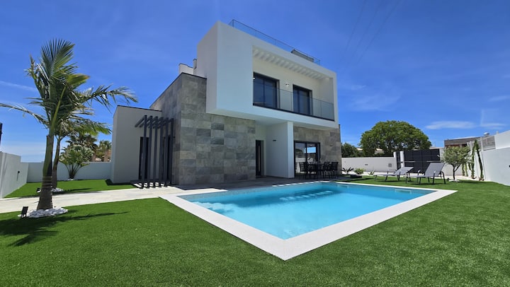 Villa Moderne - Piscine Privée - Plage 3 Km - 法魯