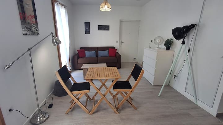 Studio Moderne Terrasse Tram & Wifi Rapide - Meudon
