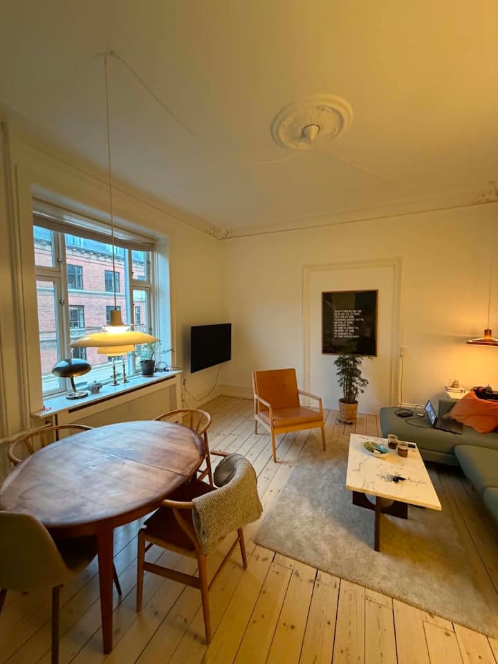 Large 2br Flat In Frederiksberg Near City Center - Copenhagen
