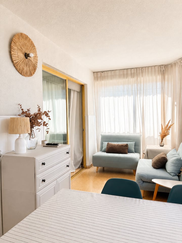 Apartamento Con Piscina A 8 Min De Playa Levante - Benidorm