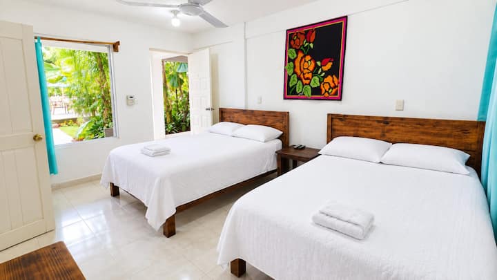 Hotel Cerca Del Centro Y La Laguna Con Alberca - Bacalar