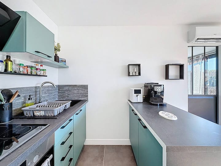 Appartement Cosy, Climatisation Et Wifi - 2 Pers. - La Cadière-d'Azur