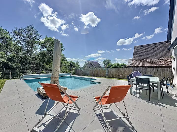 Maison Avec Piscine Privée Et Jardin à Gougenheim - Alsace