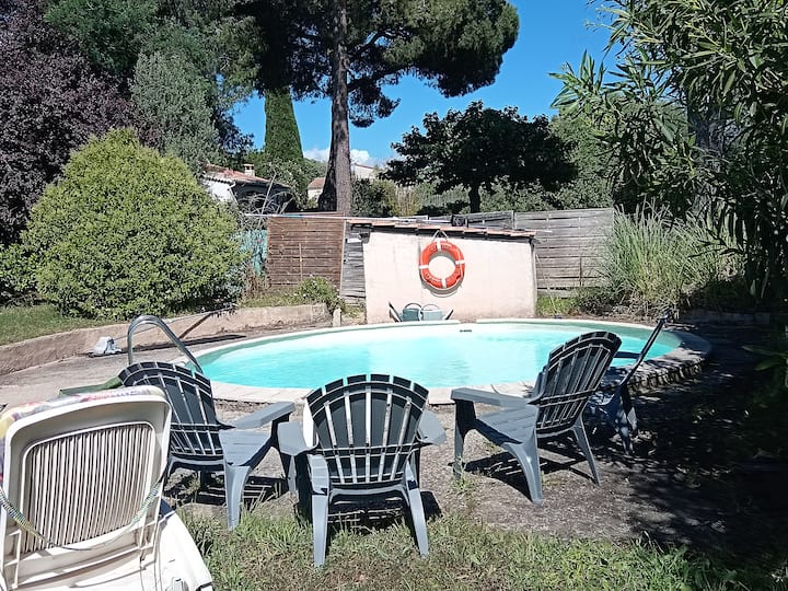 Studio. Jardin Privé. Piscine.
10 Minutes Plages - Bastelicaccia