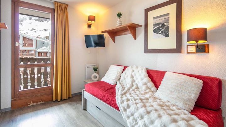Appartement Cabine Lumineux 6 Personnes Vue Pistes - Tignes
