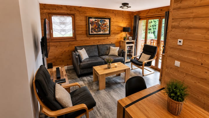 3 Pièces - 45m² - Rdj De Chalet - 5 Couchages. - Flaine