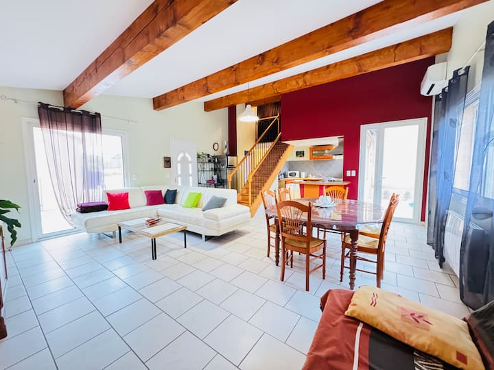 Nid Des Albères-terrasse, Calme, Clim, Parking - Laroque-des-Albères