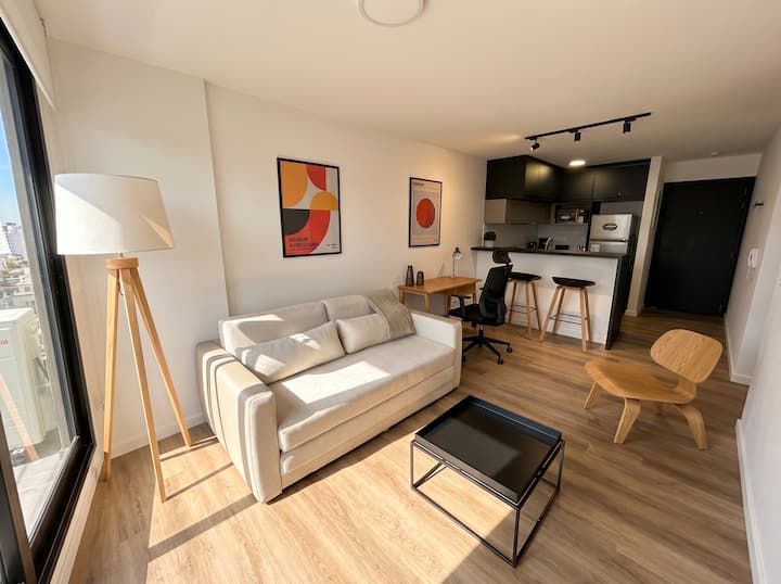 Moderno Apartamento 1 Dormitorio En Punta Carretas - Montevideo