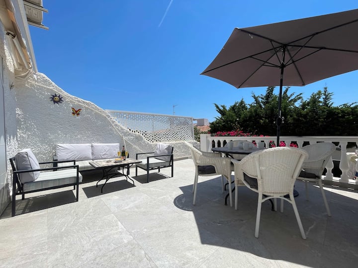 Shr005 Casa Mil Flores En Nerja Con Terraza - Nerja