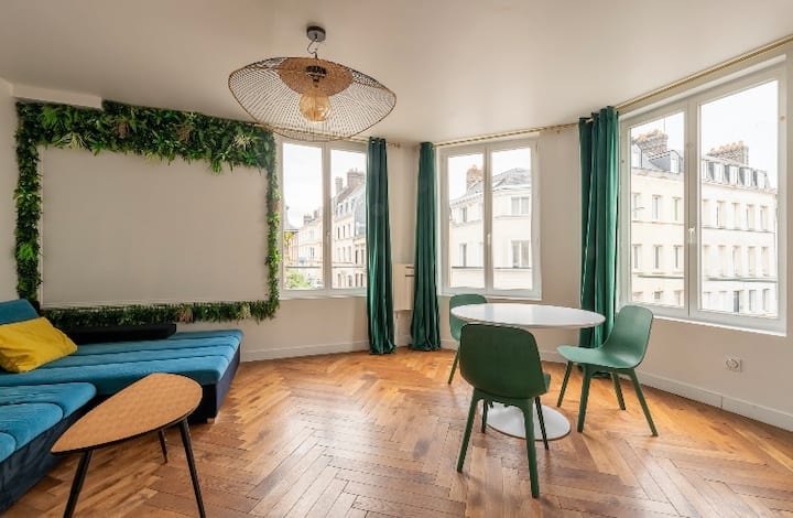 Jungle Chic • Centre Rouen Wi-fi • Cuisine éQuipée - Rouen