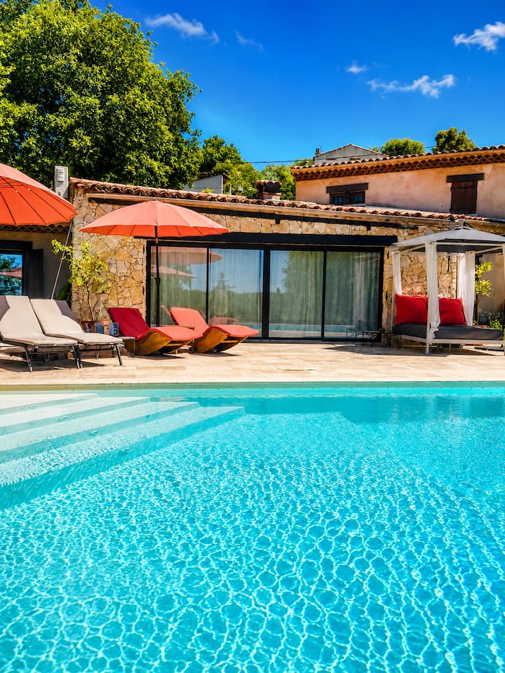 «&nbsp;Le Clos De Vence&nbsp;» Piscine, Jacuzzi, Barbecue - Vence