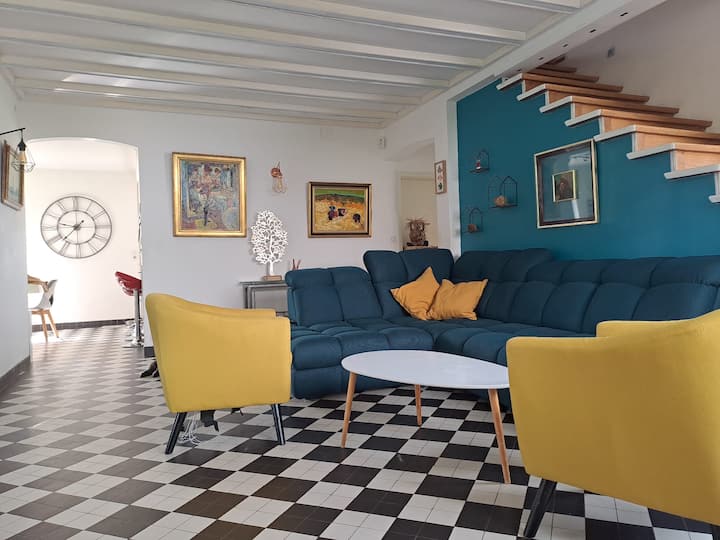 Propriété 3 Chambres Jardin Privé Et Clos, Parking - Thann