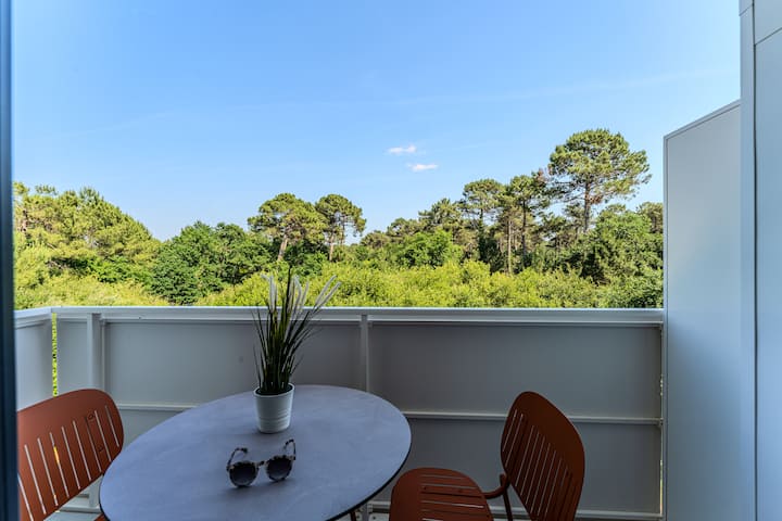 Bel Appart De 40 M² Avec Balcon Et Vue Forêt - La Teste-de-Buch
