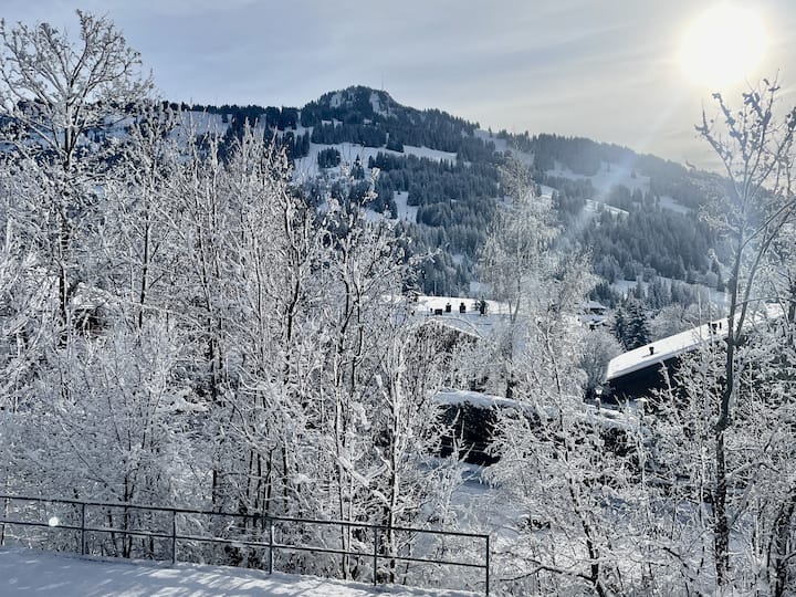 Authentische Chaletwohnung Mit Aussicht - Saanen