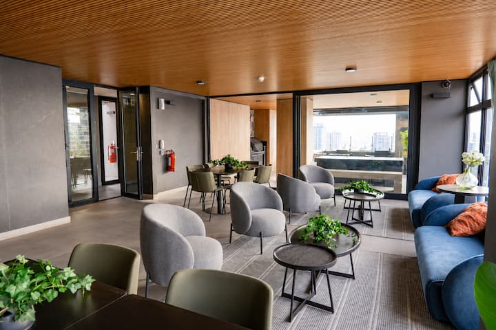 Lifestyle |Dpto Con Vista A La Ciudad |Metro Cerca - Providencia