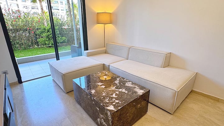 Beau Rez De Jardin à Prestigia, Avec Piscine - Rabat
