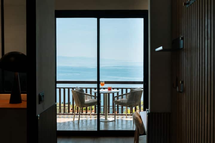 Kalma Pop | Vue Mer, Piscine Et Parking Privé - Taormina