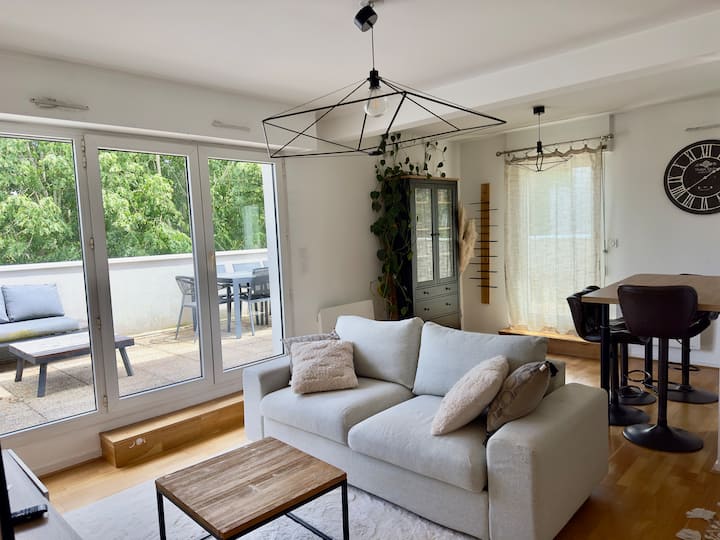 Appartement Calme, Lumineux Et Grande Terrasse - Nantes
