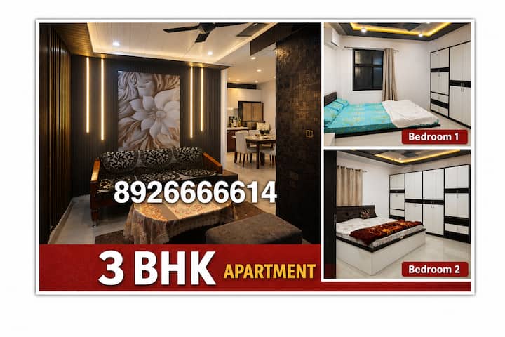 Luxury 3bhk Stay Near Kashi Vishwanath - Varanasi