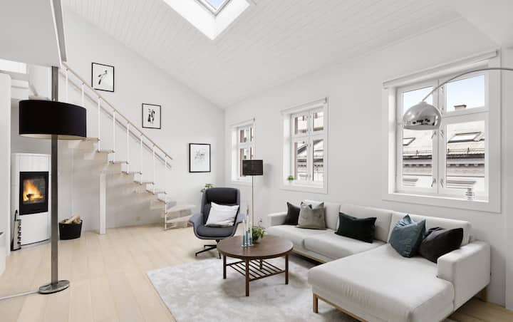 Toppleilighet Med Privat Takterrasse Og Parkering - Oslo