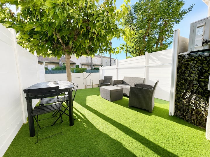 Appartement T2 Climatisé Avec Jardin - 5 Personnes - Vendres Plage