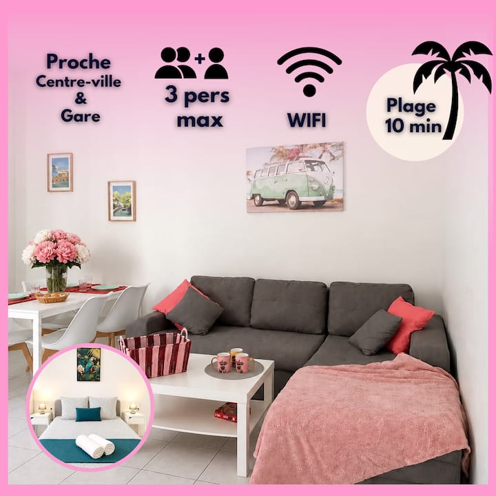 Léchappée Calme By Gc  F2 Plain-pied & Wifi - Béziers