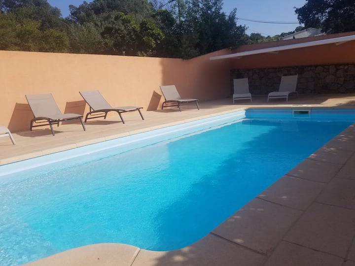 Mini Villa T2 900 M Plage Piscine, Tennis Au Calme - Plage de Pinarellu