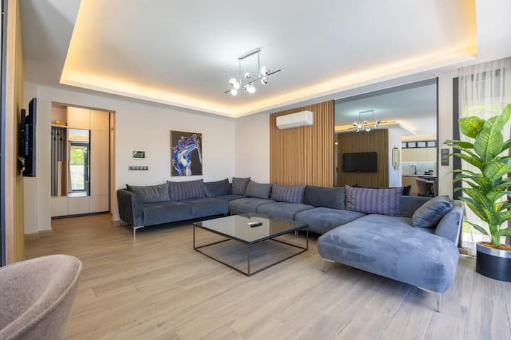 ÖLüdenizde Kapalı Havuz, Hamam,saunalı Villa(mrbl) - Hisarönü