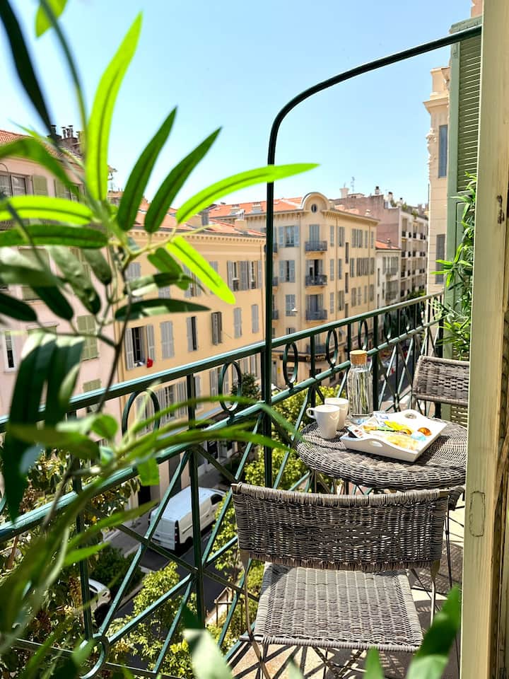 Cœur De Nice · Loft Mezzanine & Balcon Ensoleillé - Nice