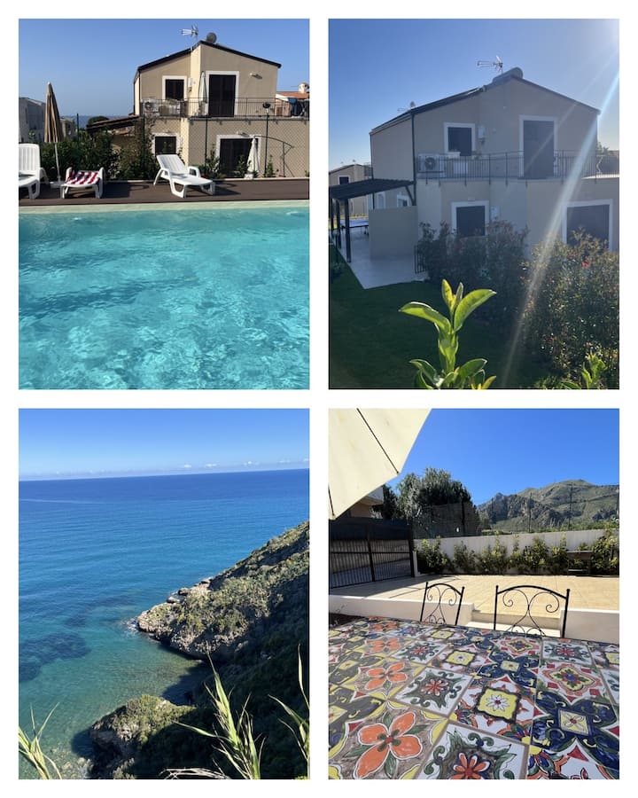 Casa Vacanze Villa Alesimo Con Piscina - Altavilla Milicia