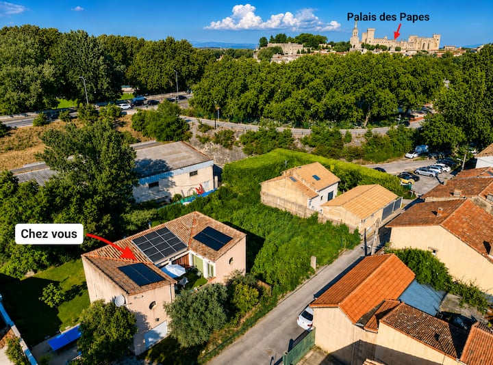 Terrasse Plein Sud Et Parking Aux Portes D’avignon - Avignon