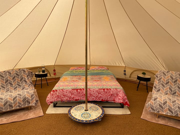 “Alpaca Your Bag” Bell Tent - Cotswolds