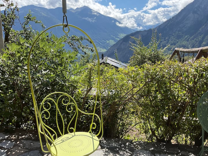 Studio Avec Terrasse Et Vue Dans Le Val De Bagnes - Martigny