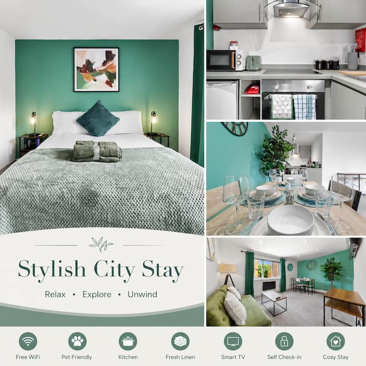 Central Station Apartment With Rooftop Terrace - Chelmsford