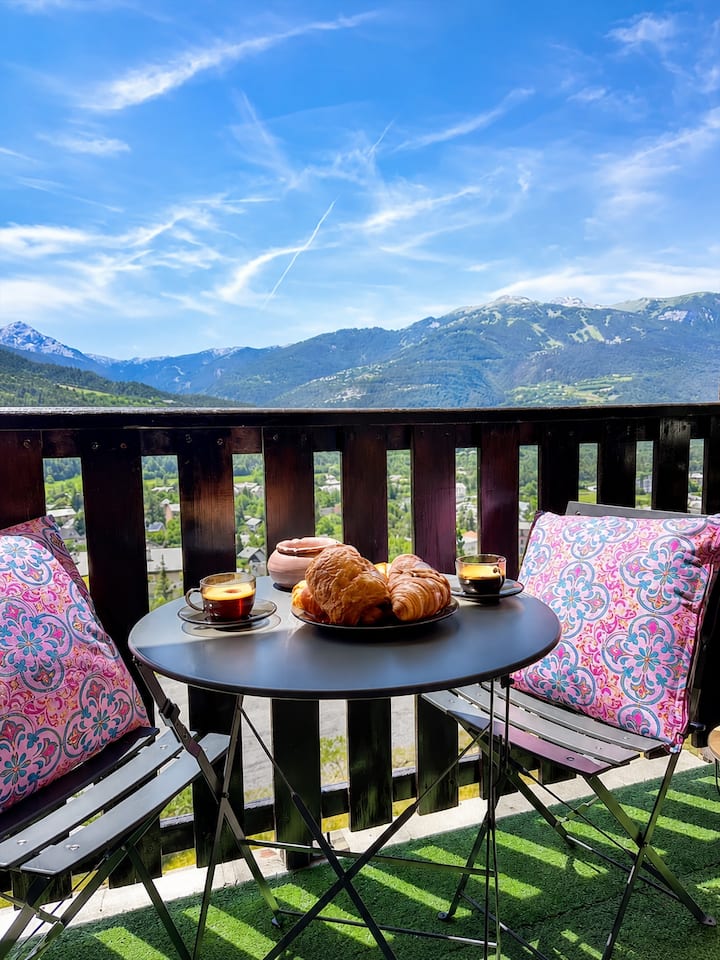 Studio 4 Pers • Vue Panoramique • Parking - Barcelonnette