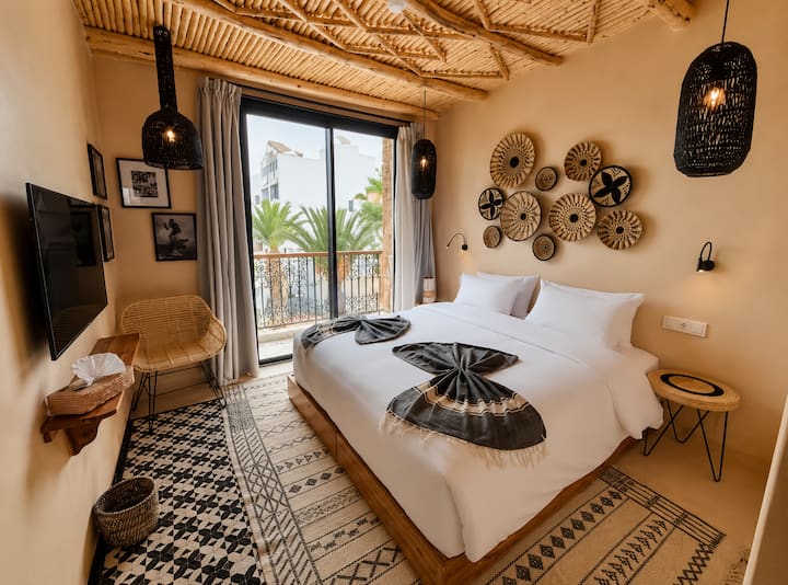 Luxury Double Room With Balcony | Palm Hotel #10 - Agadir