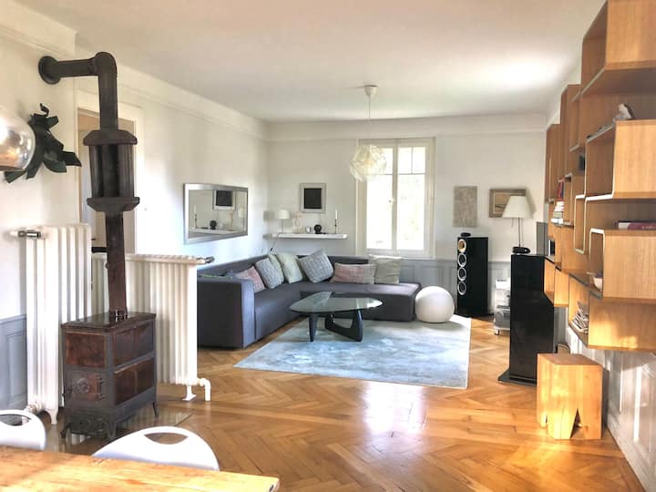 Splendide Villa - Jardin Historique à 50 M Du Lac - Bussigny