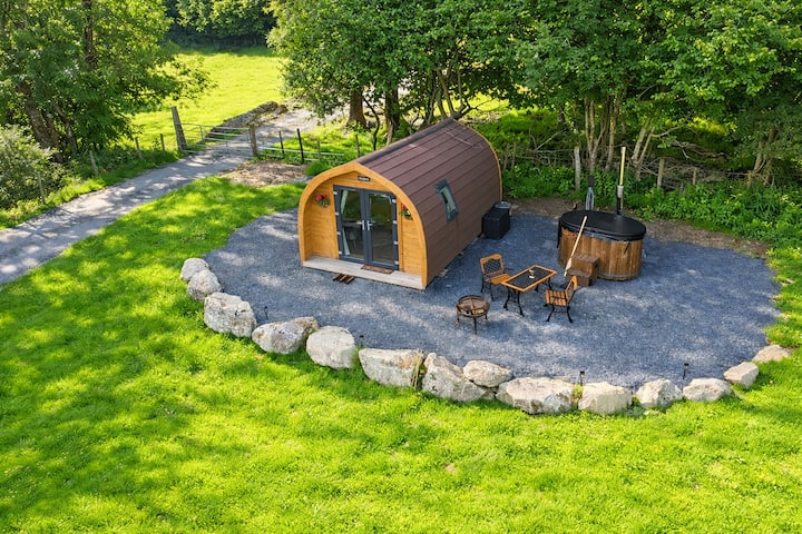 Luxury Mountain View Cabin With Hot Tub - Barmouth