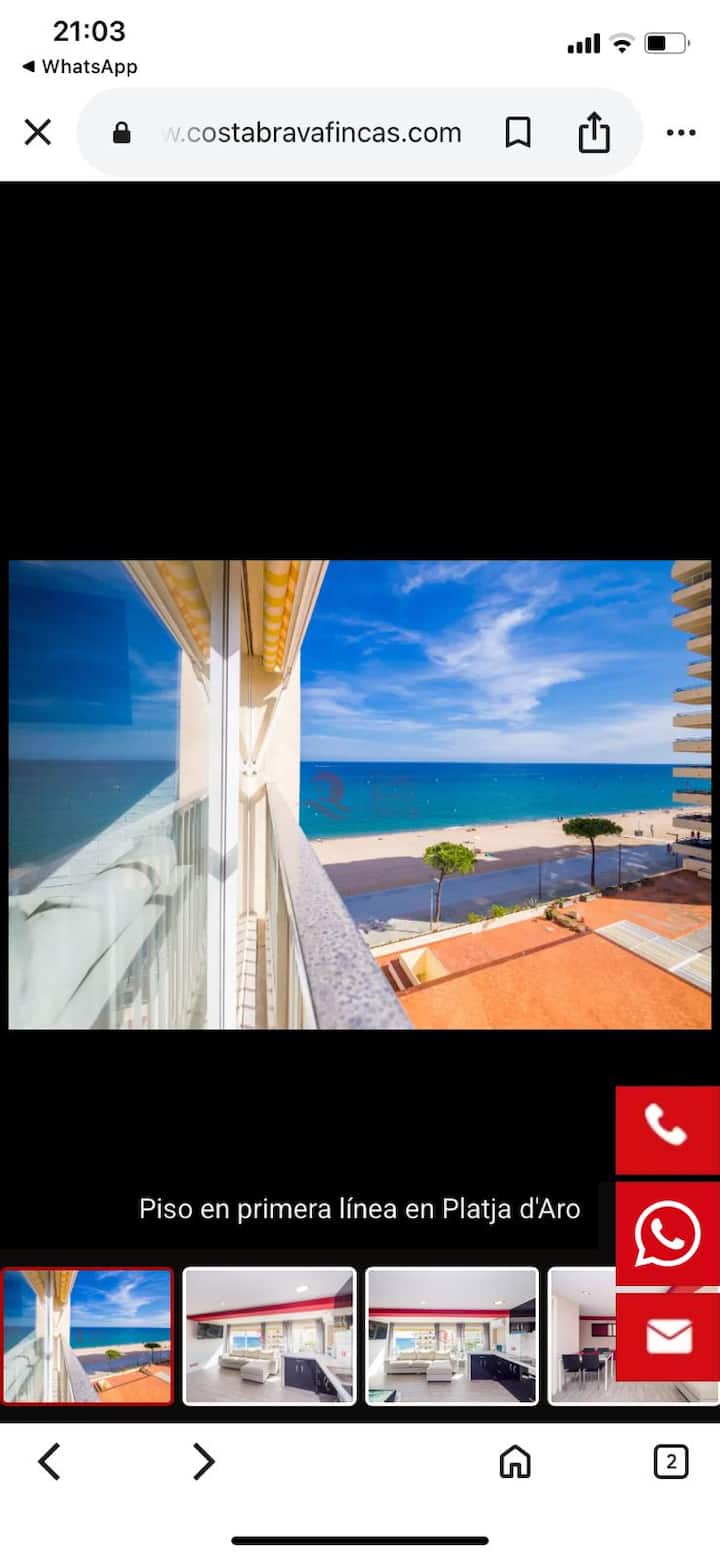 Apartamento En Primera LÃnea Con Vistas Al Mar. - Platja d'Aro