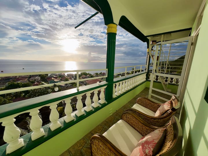 Sea View Sky Residence -Entire 2 Bedroom Penthouse - Roseau