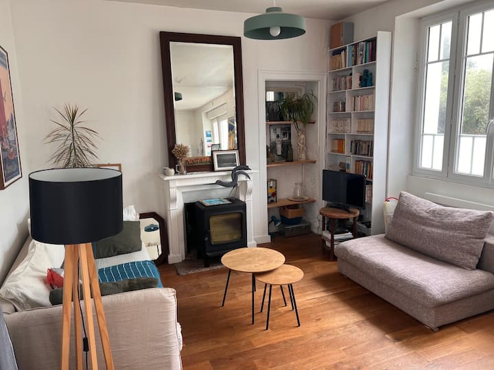 Maison Terrasse Jardin, 5 Min Plage De Surf, Kite. - Saint-Pierre-Quiberon