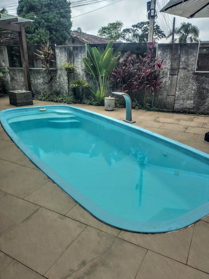 Casa De Praia Com Piscina / Mesa De Sinuca - Garopaba