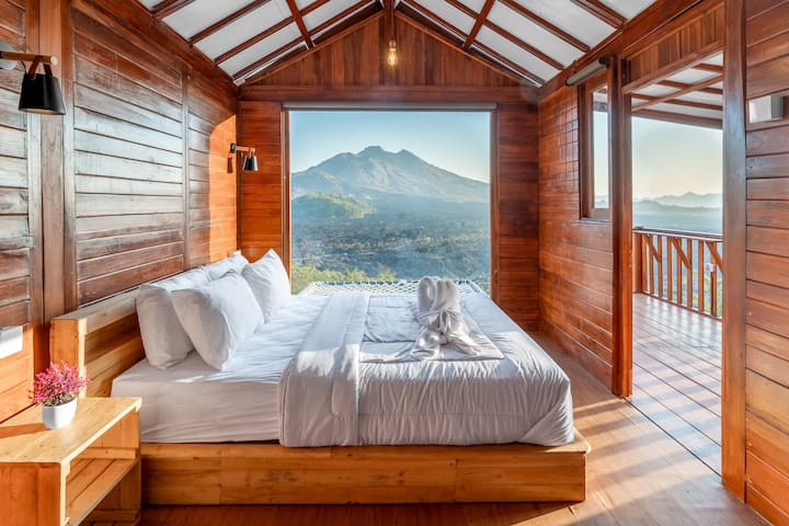 Kintamani Wooden Cabin With Sky Net & Sunrise View - Bali